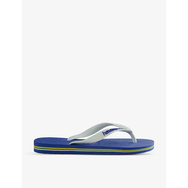 Havaianas Brasil Logo Flip-flops - Marine Blue