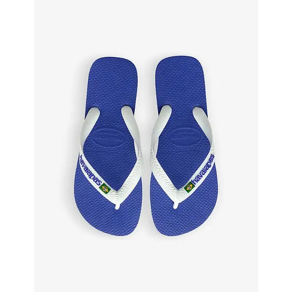 Havaianas Brasil Logo Flip-flops - Marine Blue