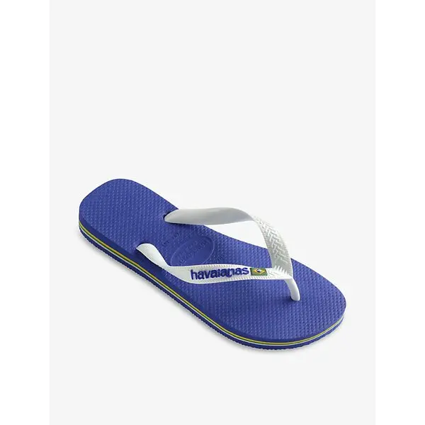 Havaianas Brasil Logo Flip-flops - Marine Blue