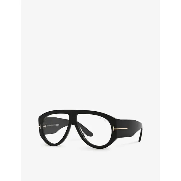 TOM FORD Ft5958-b Pilot-frame Acetate Glasses