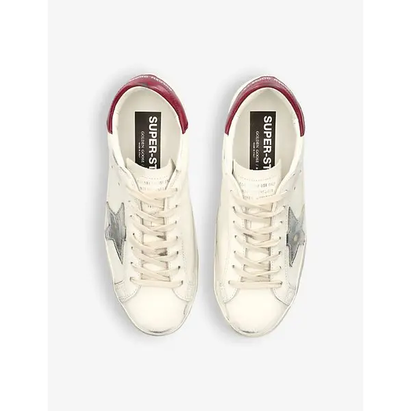 GOLDEN GOOSE Superstar Exclusive 3 Leather Low-top Trainers - White/comb