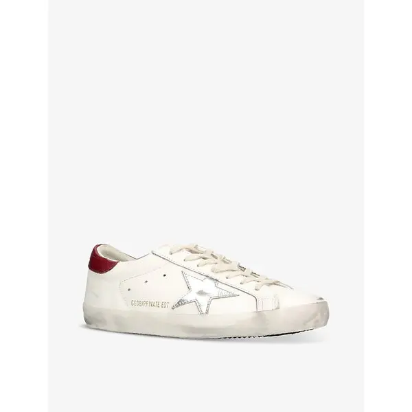 GOLDEN GOOSE Superstar Exclusive 3 Leather Low-top Trainers - White/comb