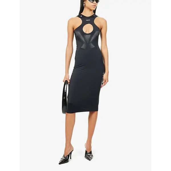 Coperni X Puma Stretch-Jersey Midi Dress In Puma Black Publck - 67% Off |  Editorialist