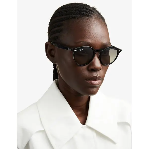 Ray-ban Rb2180 Phantos-frame Sunglasses - Black