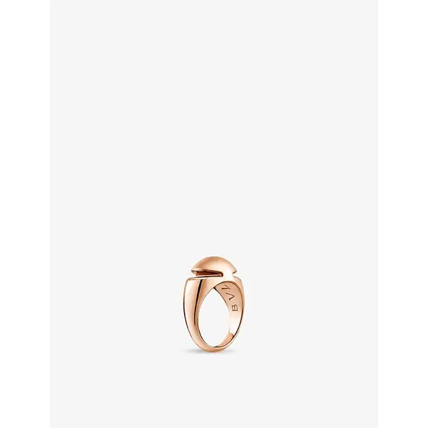 BVLGARI Cabochon 18ct Ring - Rose Gold