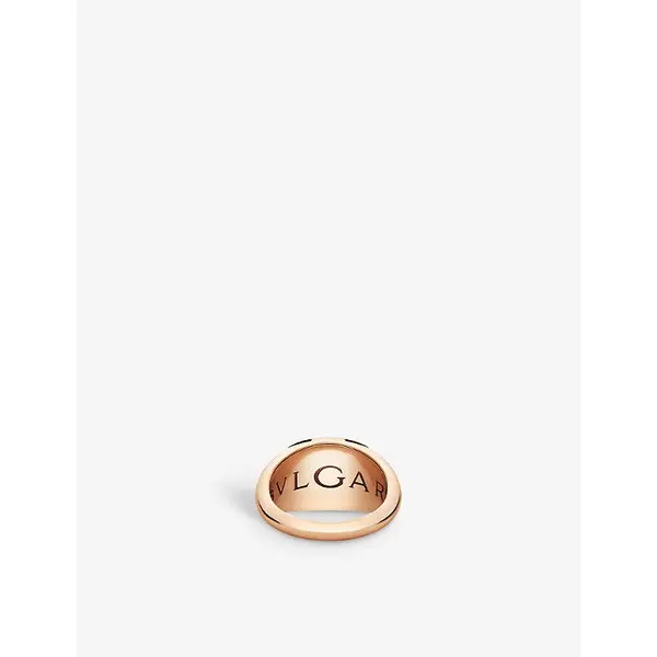 BVLGARI Cabochon 18ct Rose-gold Ring - Rose Gold