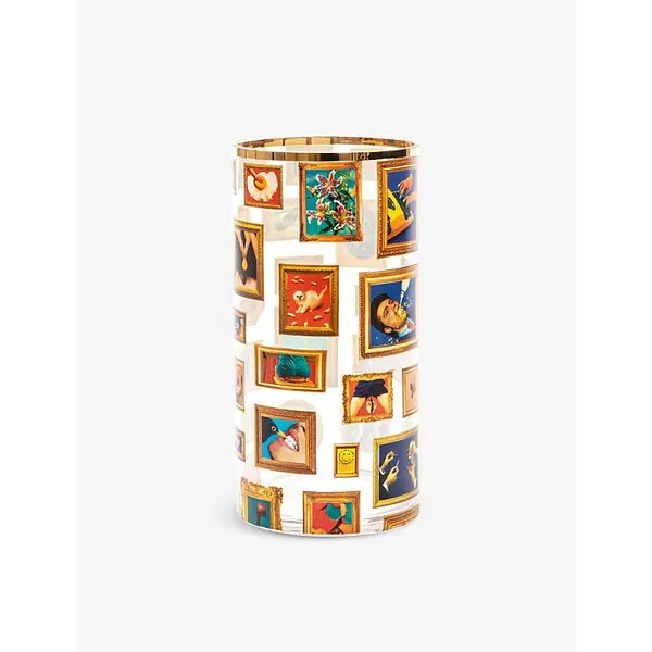 SELETTI Wears Toiletpaper Frames Medium Glass Vase 30cm - One-color