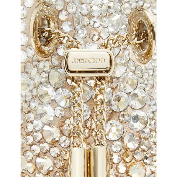 JIMMY CHOO Bon Bon Top-handle Bag - Gold/silver