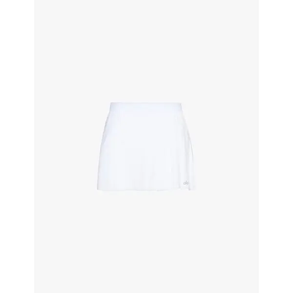 Alo Yoga Varsity Tennis Skirt - White | Editorialist