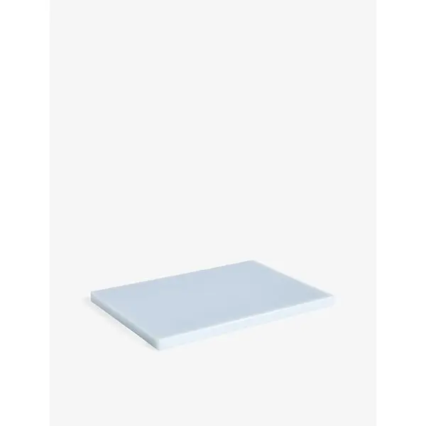 HAY Slice Plastic Chopping Board - Ice Blue