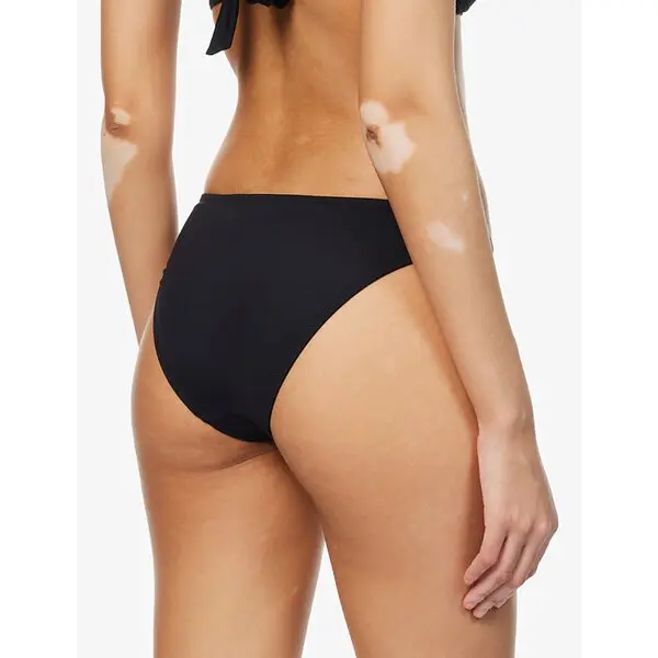 Melissa Odabash Barcelona High-leg Mid-rise Bikini Bottom - Black