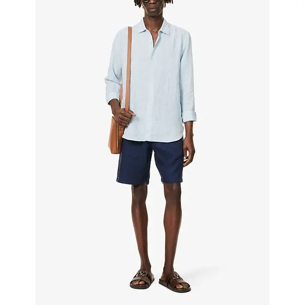 Orlebar Brown Giles Long-sleeve Regular-fit Linen Shirt