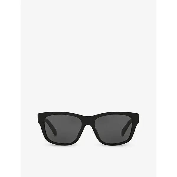 Celine Cl40249u Irregular-frame Sunglasses - Black