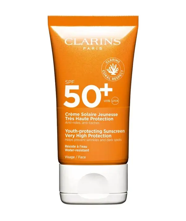 Clarins Youth-protecting Very High-protection Facial Sunscreen Spf - One-color