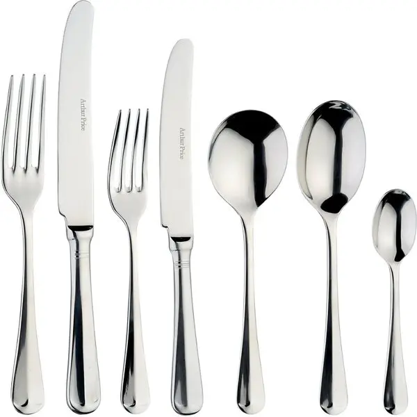 ARTHUR PRICE Rattail 44 Piece Stainless Steel Cutlery Set For 6 - One-color