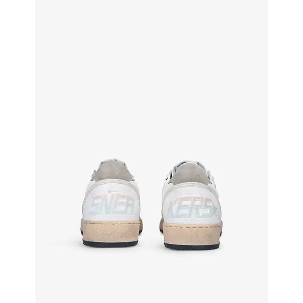 GOLDEN GOOSE Ballstar Iridescent-start Leather Low-top Sneakers