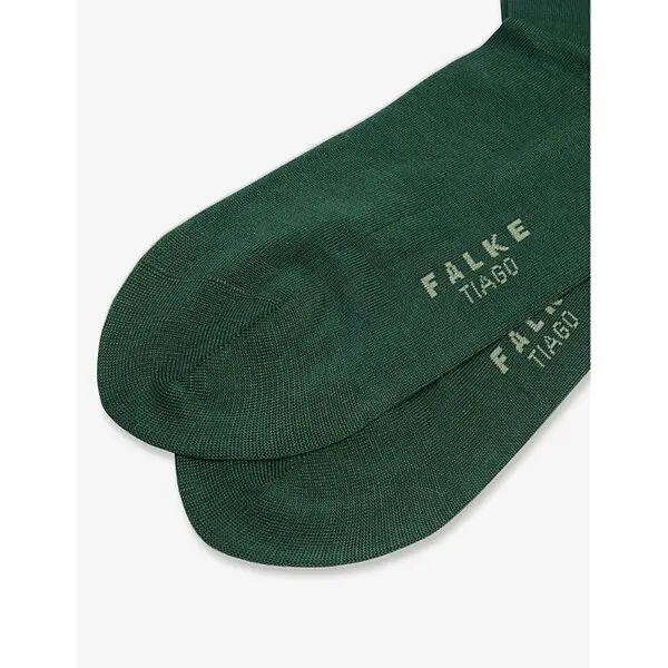 Falke Tiago Stretch Cotton-blend Socks - Hunter Green