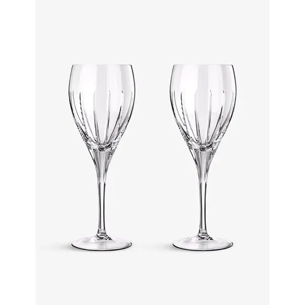 Christofle Iriana Crystal Water Glasses Set Of Two - One-color