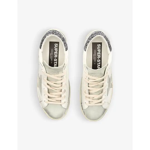 GOLDEN GOOSE Super-star Leather Low-top Trainers - White/comb
