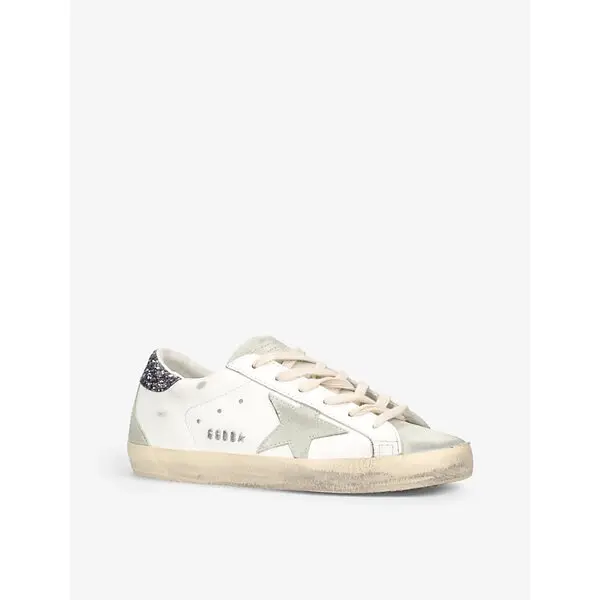 GOLDEN GOOSE Super-star Leather Low-top Trainers - White/comb