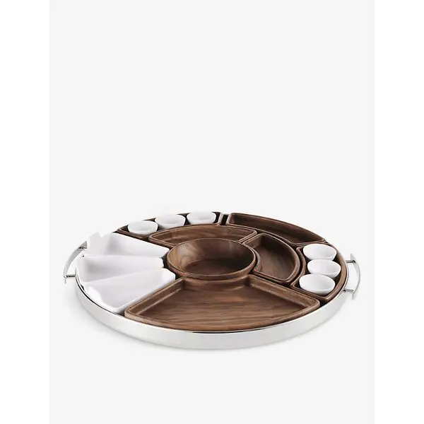 Christofle Mood Asia Stainless-steel Tray 52cm
