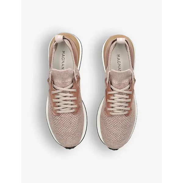 Magnanni Grafton Knitted Low-top Sneakers - Beige