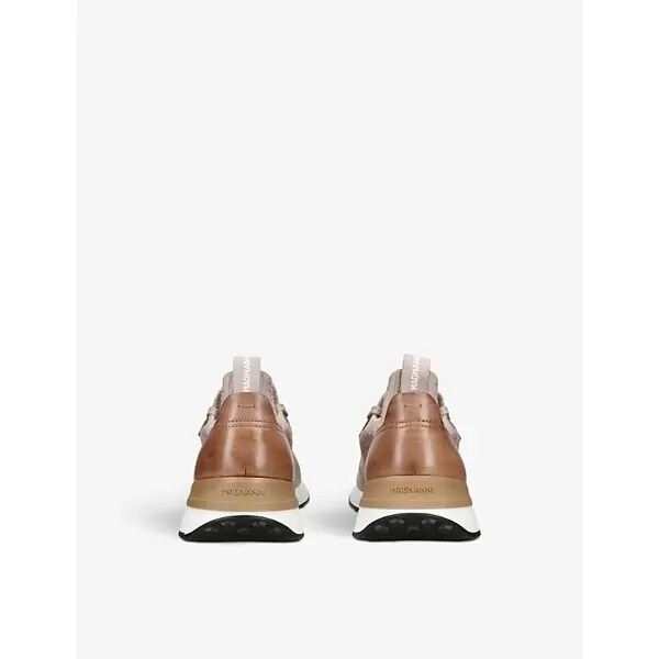 Magnanni Grafton Knitted Low-top Sneakers - Beige