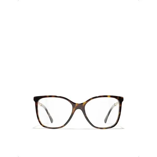 Chanel Square Eyeglasses - Brown