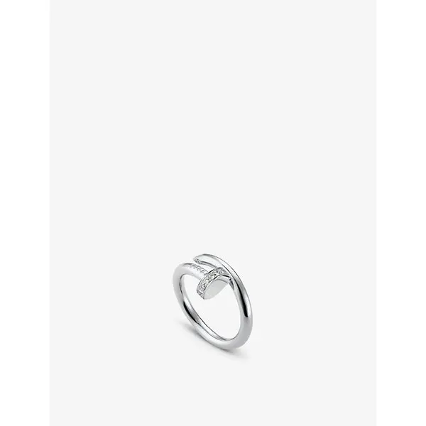 CARTIER Juste Un Clou 18ct White-gold And Diamond Ring - One-color