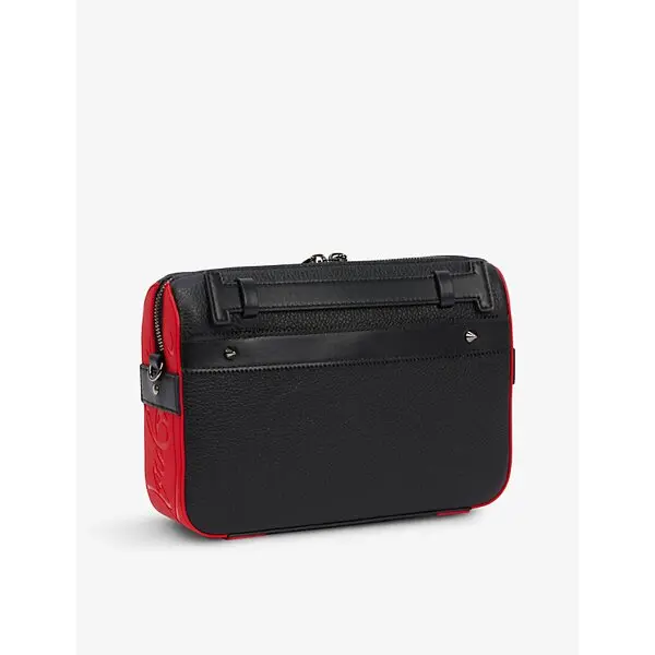 Christian Louboutin Ruisbuddy Leather Cross-Body Bag - Black/Loubi