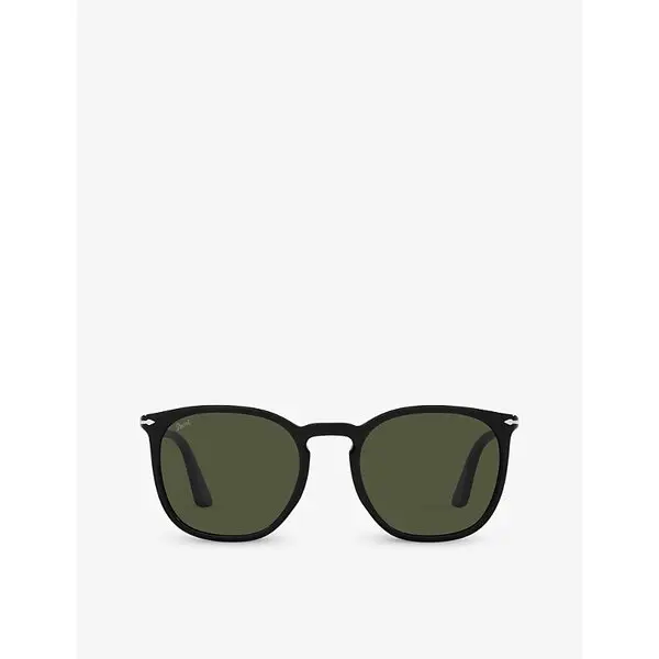 Persol Po3316s Round-frame Sunglasses - Black