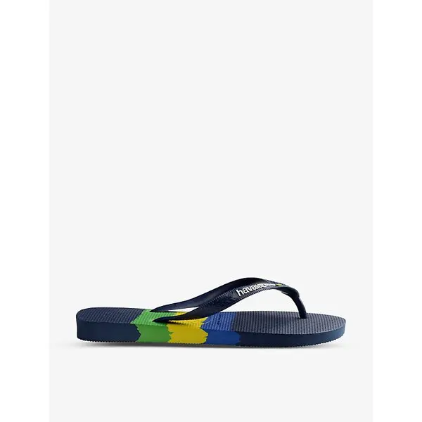 Havaianas Brazil Tech Rubber Flip-flops - Navy Blue