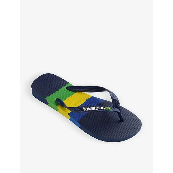 Havaianas Brazil Tech Rubber Flip-flops - Navy Blue