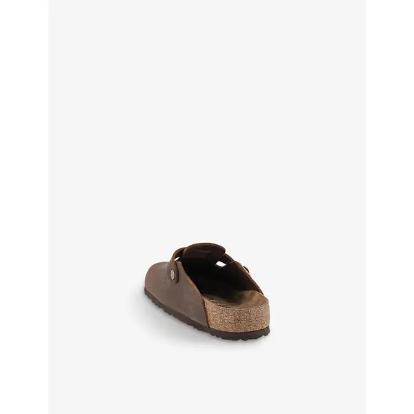 BIRKENSTOCK Boston Leather Clogs - Habana