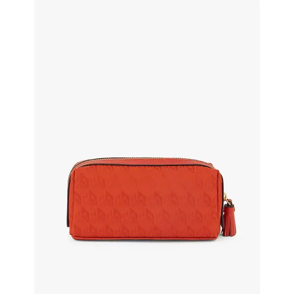 ANYA HINDMARCH Girlie Stuff Nylon Pouch - Burnt Sienna