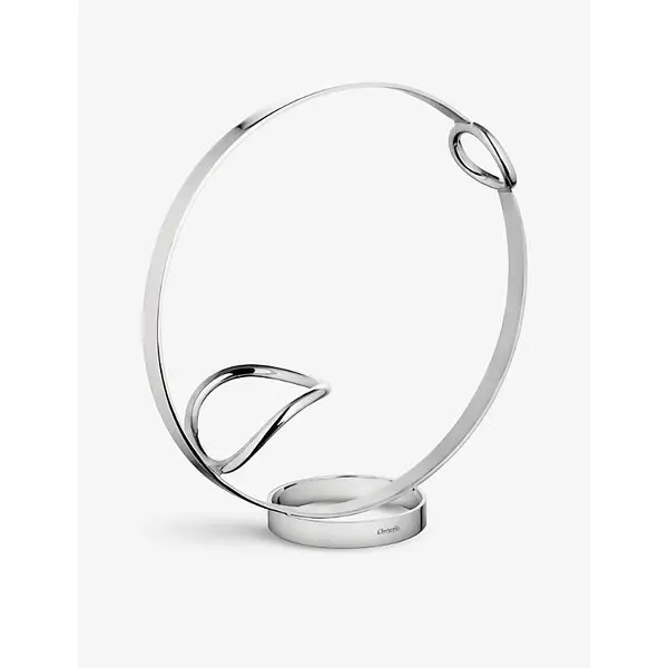 Christofle Andrée Putman Vertigo Silver-plated Wine Bottle Holder 23.5cm - One-color