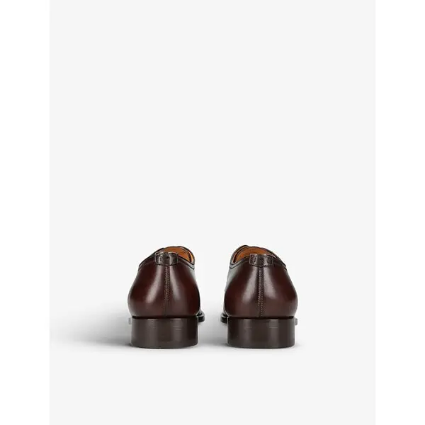 Magnanni Flex Leather Derby Shoes - Brown