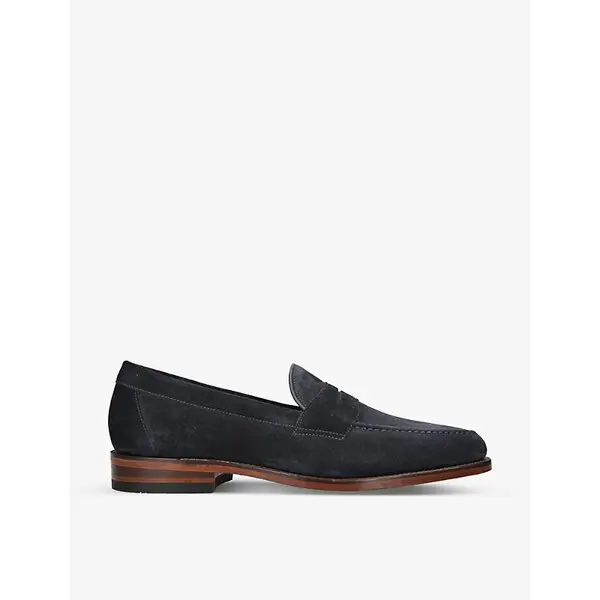 LOAKE Imperial Strap Suede Loafers