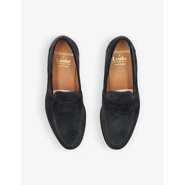LOAKE Imperial Strap Suede Loafers