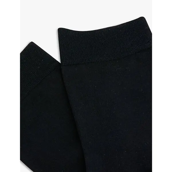 Falke Cotton-blend Crew Socks - 3000 Black