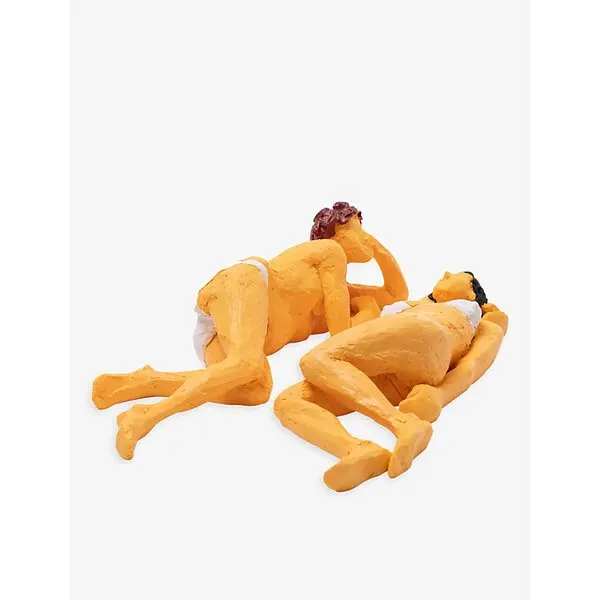 SELETTI Love Is A Verb Maya & Sofia Resin Ornament