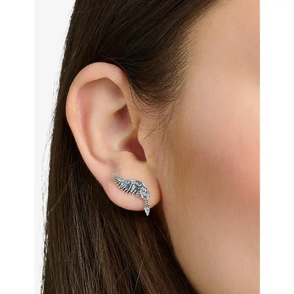 THOMAS SABO Phoenix Wing Sterling Silver Earrings