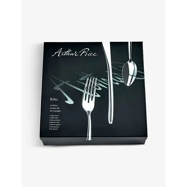 ARTHUR PRICE Echo 42-piece Cutlery Set For 6