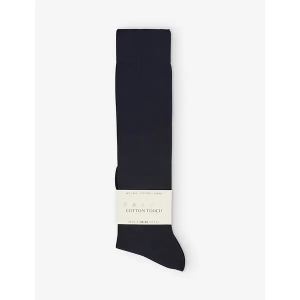 Falke Cotton Touch Ankle Socks - 6370 Dark Navy