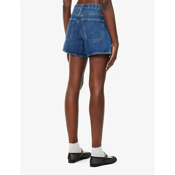 AGOLDE Parker High-rise Denim Shorts - Enamour