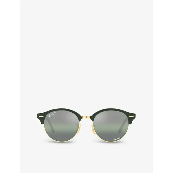 Ray-ban Clubround Chromance Sunglasses - Green