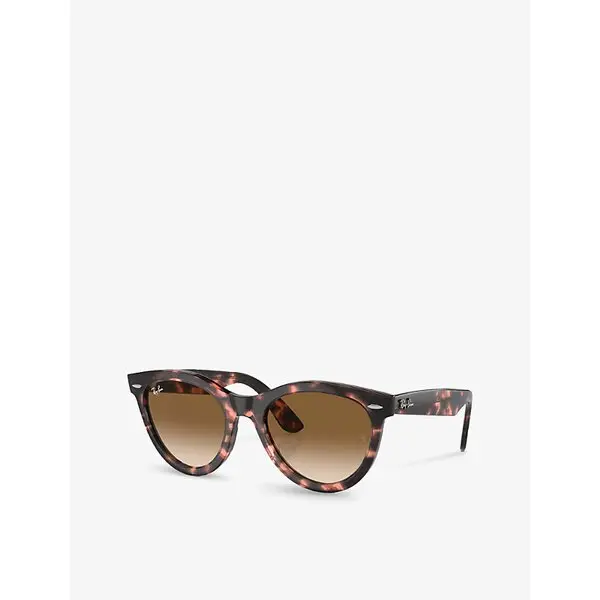 Ray-ban Wayfarer Round-frame Propionate Sunglasses
