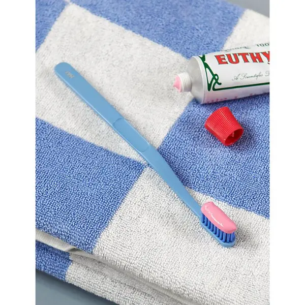 HAY Tann Branded Plastic Toothbrush - Blue