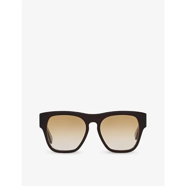 Chloé Ch0149s Square-frame Sunglasses - Brown