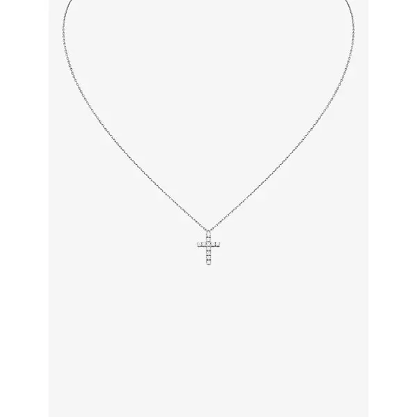Cartier Symbols Diamond Cross Necklace